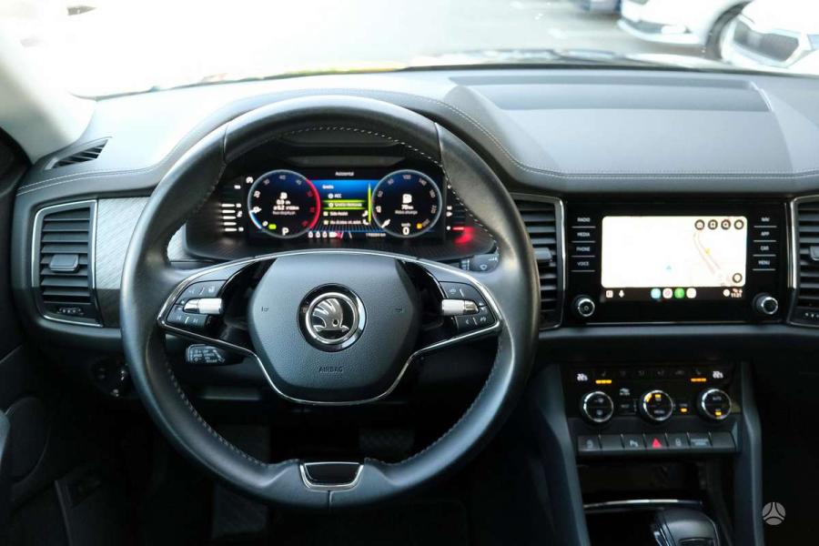 Melns Skoda Kodiaq 2021 Viļņa, ar dzinēja tilpumu 1.97 L un nobraukumu 164 tūkst. km par 25950 €, foto 6 vietnē AUTOMOTO.COM.LV