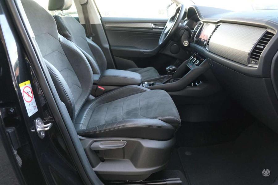 Melns Skoda Kodiaq 2021 Viļņa, ar dzinēja tilpumu 1.97 L un nobraukumu 164 tūkst. km par 25950 €, foto 11 vietnē AUTOMOTO.COM.LV