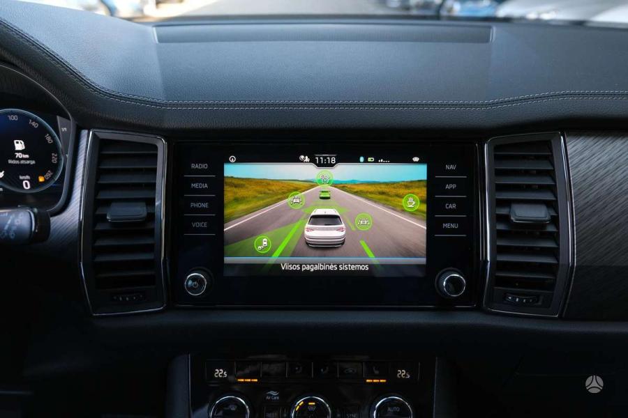 Melns Skoda Kodiaq 2021 Viļņa, ar dzinēja tilpumu 1.97 L un nobraukumu 164 tūkst. km par 25950 €, foto 15 vietnē AUTOMOTO.COM.LV