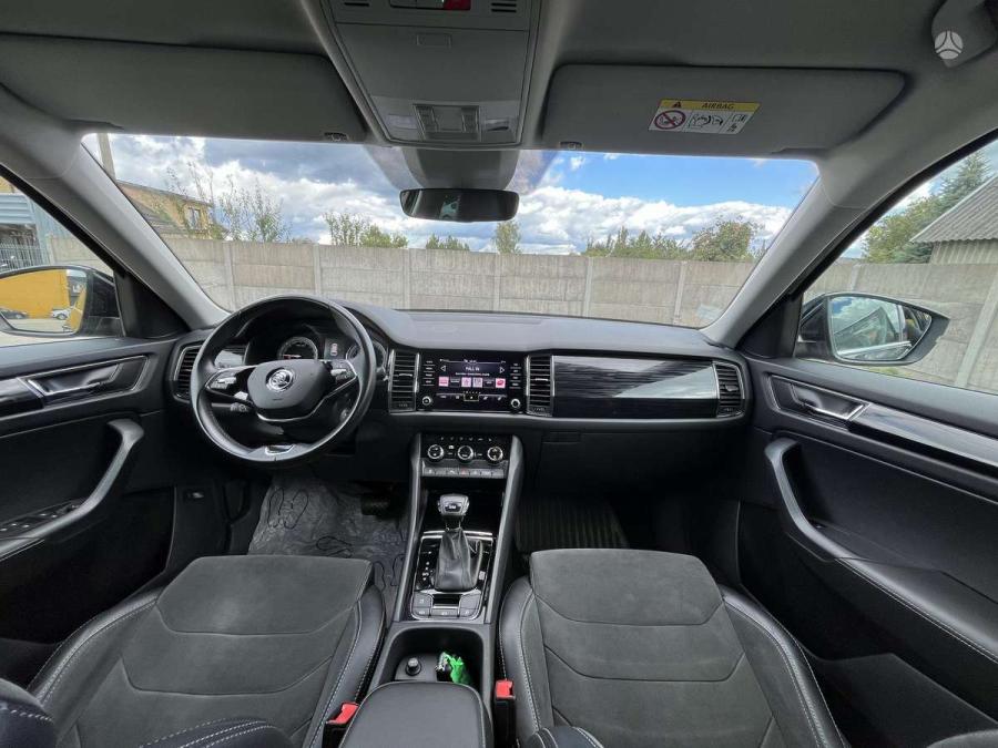 Melns Skoda Kodiaq 2021 Tauragė, ar dzinēja tilpumu 2.00 L un nobraukumu 225 tūkst. km par 17000 €, foto 16 vietnē AUTOMOTO.COM.LV