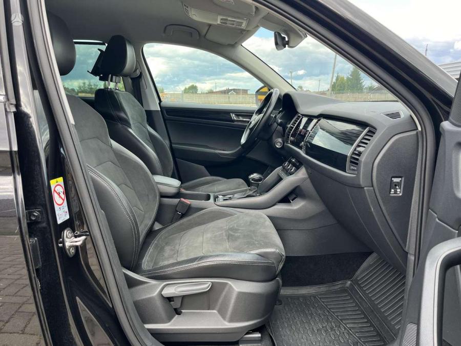 Melns Skoda Kodiaq 2021 Tauragė, ar dzinēja tilpumu 2.00 L un nobraukumu 225 tūkst. km par 17000 €, foto 17 vietnē AUTOMOTO.COM.LV