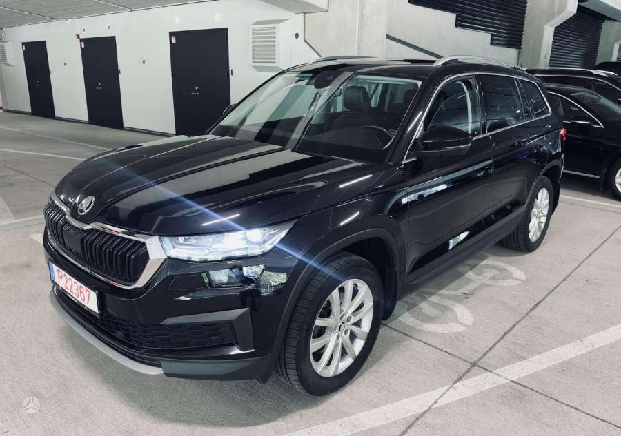 Черный Шкода Kodiaq 2021 в Вильнюс, объемом двигателя 1.97 л и пробегом 130 тыс. км за 25900 €, фото 1 на AUTOMOTO.COM.LV
