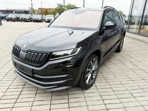 Melns Skoda Kodiaq 2021 Kauņa, ar dzinēja tilpumu 1.50 L un nobraukumu 160 tūkst. km par 21900 €, foto  vietnē AUTOMOTO.COM.LV