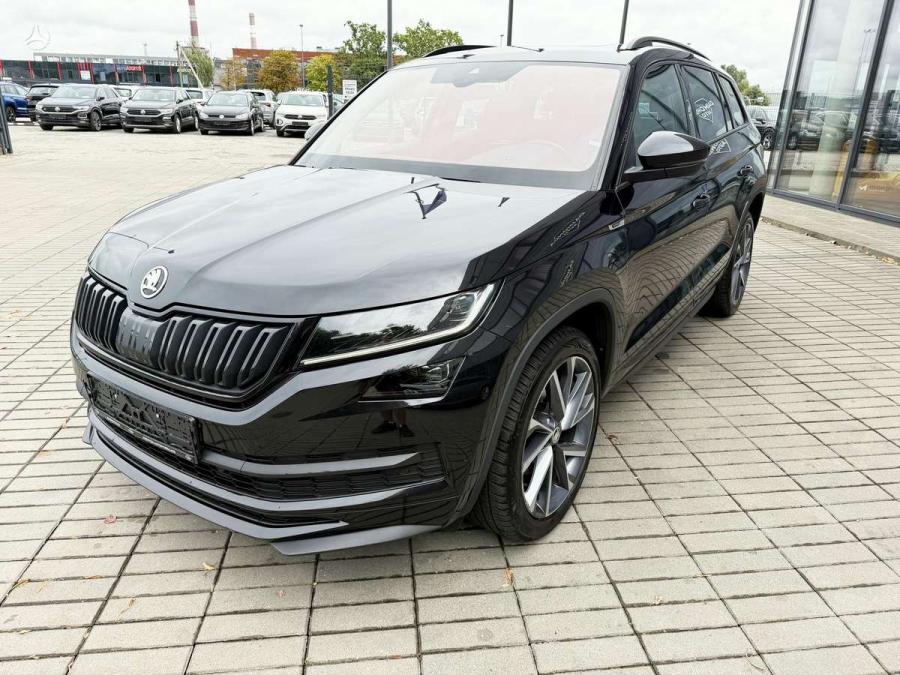 Черный Шкода Kodiaq 2021 в Каунас, объемом двигателя 1.50 л и пробегом 160 тыс. км за 21900 €, фото 1 на AUTOMOTO.COM.LV
