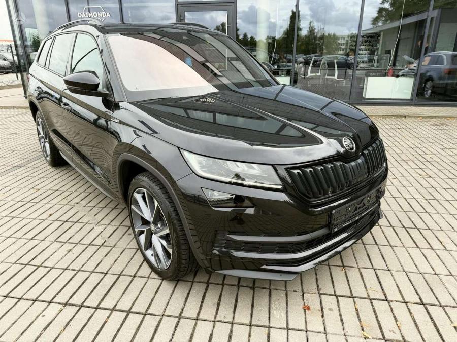 Черный Шкода Kodiaq 2021 в Каунас, объемом двигателя 1.50 л и пробегом 160 тыс. км за 21900 €, фото 3 на AUTOMOTO.COM.LV
