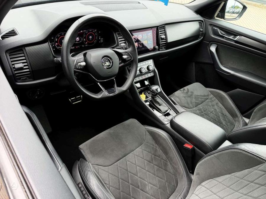 Черный Шкода Kodiaq 2021 в Каунас, объемом двигателя 1.50 л и пробегом 160 тыс. км за 21900 €, фото 8 на AUTOMOTO.COM.LV