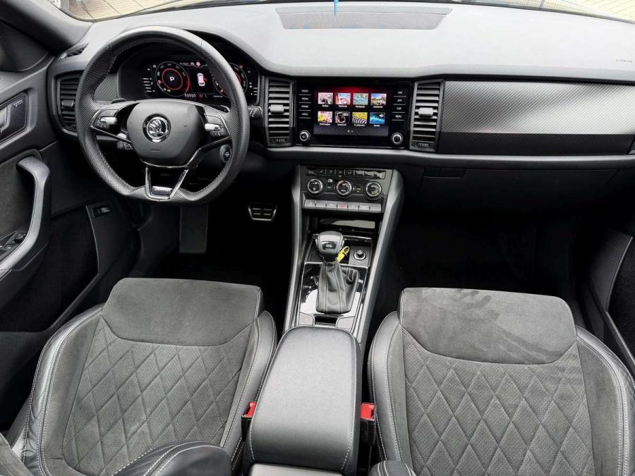 Черный Шкода Kodiaq 2021 в Каунас, объемом двигателя 1.50 л и пробегом 160 тыс. км за 21900 €, фото 11 на AUTOMOTO.COM.LV