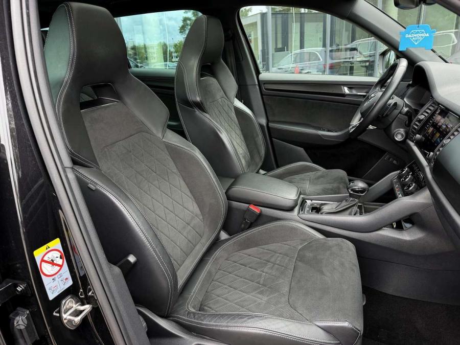 Черный Шкода Kodiaq 2021 в Каунас, объемом двигателя 1.50 л и пробегом 160 тыс. км за 21900 €, фото 16 на AUTOMOTO.COM.LV