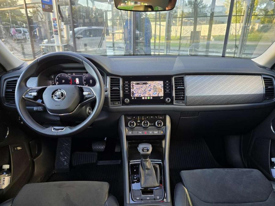 Черный Шкода Kodiaq 2021 в Вильнюс, объемом двигателя 1.98 л и пробегом 30 тыс. км за 33900 €, фото 10 на AUTOMOTO.COM.LV