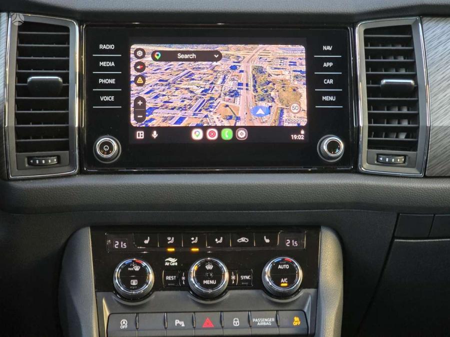 Черный Шкода Kodiaq 2021 в Вильнюс, объемом двигателя 1.98 л и пробегом 30 тыс. км за 33900 €, фото 14 на AUTOMOTO.COM.LV