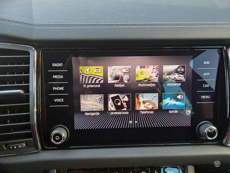 Черный Шкода Kodiaq 2021 в Вильнюс, объемом двигателя 1.98 л и пробегом 30 тыс. км за 33900 €, фото 16 на AUTOMOTO.COM.LV