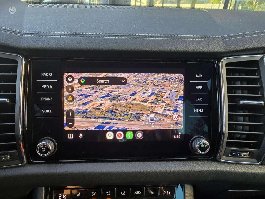 Черный Шкода Kodiaq 2021 в Вильнюс, объемом двигателя 1.98 л и пробегом 30 тыс. км за 33900 €, фото 18 на AUTOMOTO.COM.LV