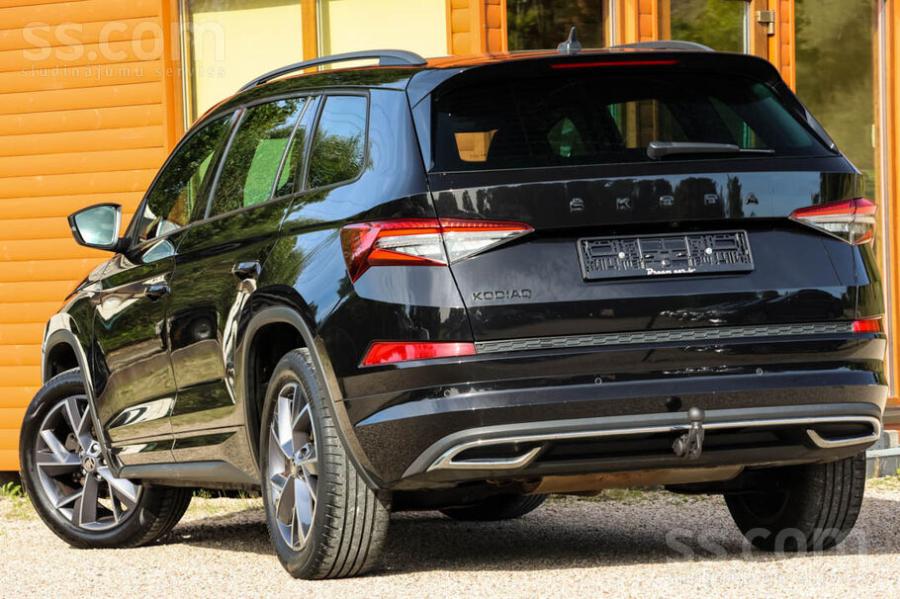 Melns Skoda Kodiaq 2021 Tukums, ar dzinēja tilpumu 1.50 L un nobraukumu 195 tūkst. km par 19790 €, foto 5 vietnē AUTOMOTO.COM.LV