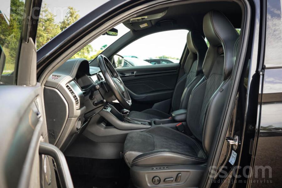 Melns Skoda Kodiaq 2021 Tukums, ar dzinēja tilpumu 1.50 L un nobraukumu 195 tūkst. km par 19790 €, foto 7 vietnē AUTOMOTO.COM.LV