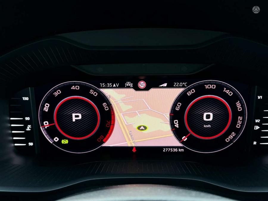 Black Skoda Kodiaq 2021 in Kaunas, with an engine capacity of 1.50 L and mileage of 277 thousand km for 18500 €, photo 10 on AUTOMOTO.COM.LV