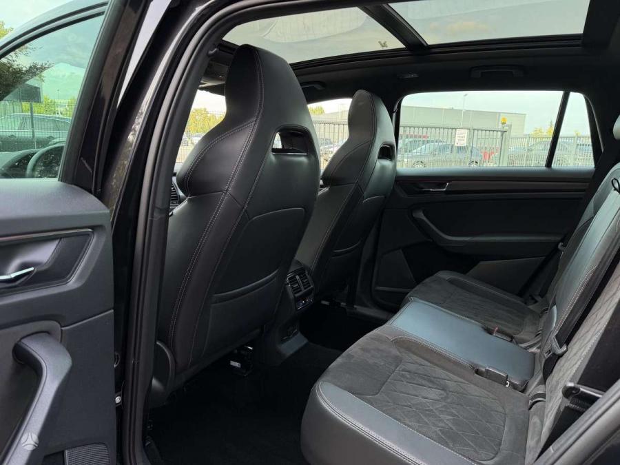 Black Skoda Kodiaq 2021 in Kaunas, with an engine capacity of 1.50 L and mileage of 277 thousand km for 18500 €, photo 20 on AUTOMOTO.COM.LV