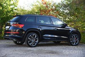 Black Skoda Kodiaq 2021 in Tukums, with an engine capacity of 2.00 L and mileage of 209 thousand km for 25900 €, photo 5 on AUTOMOTO.COM.LV