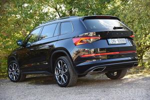Black Skoda Kodiaq 2021 in Tukums, with an engine capacity of 2.00 L and mileage of 209 thousand km for 25900 €, photo 6 on AUTOMOTO.COM.LV