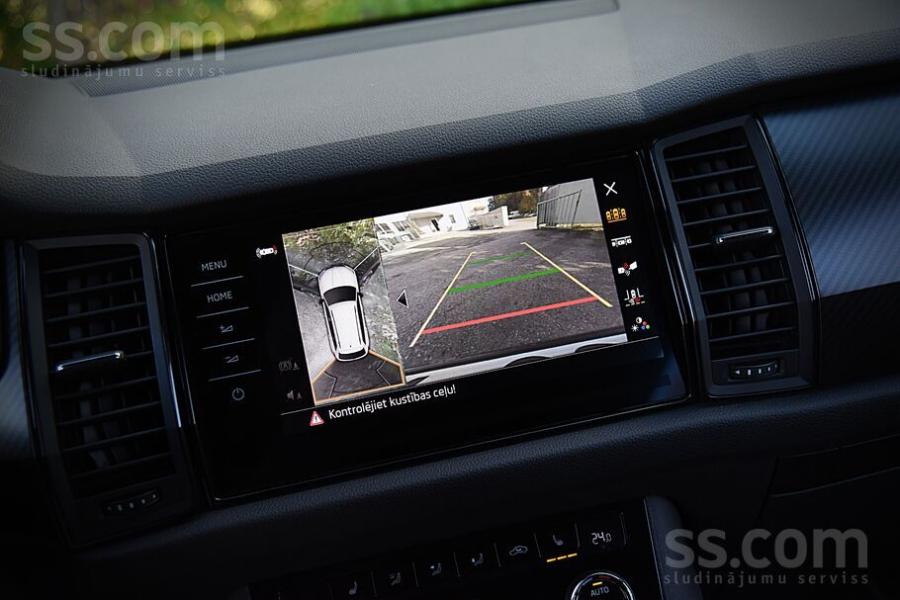 Black Skoda Kodiaq 2021 in Tukums, with an engine capacity of 2.00 L and mileage of 209 thousand km for 25900 €, photo 18 on AUTOMOTO.COM.LV