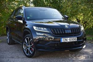 Black Skoda Kodiaq 2021 in Tukums, with an engine capacity of 2.00 L and mileage of 209 thousand km for 25900 €, photo 19 on AUTOMOTO.COM.LV