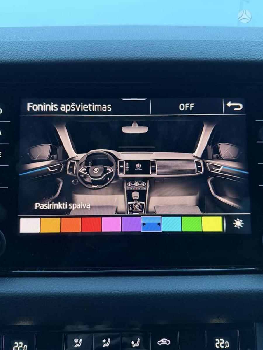 Melns Skoda Kodiaq 2021 Panevēža, ar dzinēja tilpumu 1.50 L un nobraukumu 230 tūkst. km par 15400 €, foto 12 vietnē AUTOMOTO.COM.LV