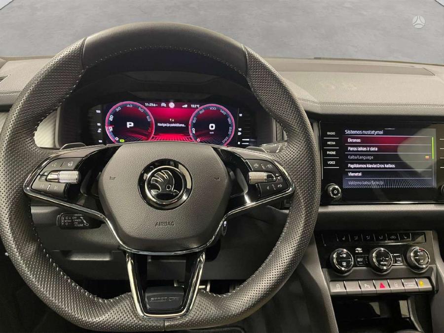 Черный Шкода Kodiaq 2022 в Мариямполе, объемом двигателя 1.50 л и пробегом 170 тыс. км за 27951 €, фото 8 на AUTOMOTO.COM.LV