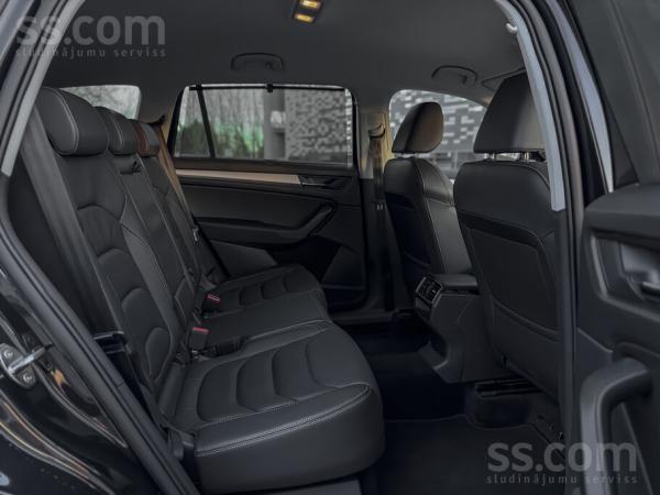 Black Skoda Kodiaq 2022 in Jelgava, with an engine capacity of 2.00 L and mileage of 0 thousand km for 26300 €, photo 10 on AUTOMOTO.COM.LV