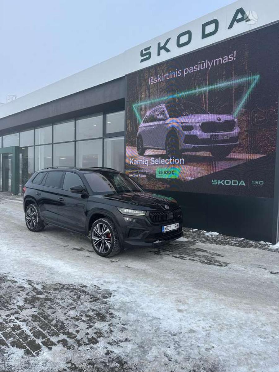 Melns Skoda Kodiaq 2022 Klaipėda, ar dzinēja tilpumu 1.98 L un nobraukumu 166 tūkst. km par 32800 €, foto 2 vietnē AUTOMOTO.COM.LV