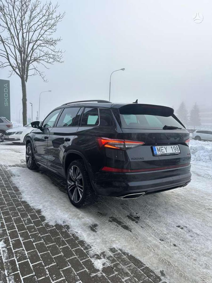 Melns Skoda Kodiaq 2022 Klaipėda, ar dzinēja tilpumu 1.98 L un nobraukumu 166 tūkst. km par 32800 €, foto 7 vietnē AUTOMOTO.COM.LV