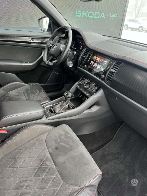 Melns Skoda Kodiaq 2022 Klaipėda, ar dzinēja tilpumu 1.98 L un nobraukumu 166 tūkst. km par 32800 €, foto 11 vietnē AUTOMOTO.COM.LV