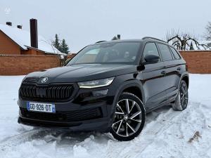 Black Skoda Kodiaq 2022 in Taurage, with an engine capacity of 1.97 L and mileage of 252 thousand km for 23900 €, photo  on AUTOMOTO.COM.LV