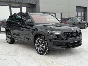 Black Skoda Kodiaq 2022 in Siauliai, with an engine capacity of 1.50 L and mileage of 154 thousand km for 27818 €, photo 2 on AUTOMOTO.COM.LV