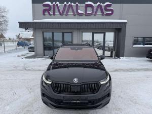 Black Skoda Kodiaq 2022 in Siauliai, with an engine capacity of 1.50 L and mileage of 154 thousand km for 27818 €, photo 5 on AUTOMOTO.COM.LV