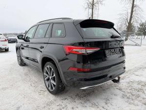 Black Skoda Kodiaq 2022 in Siauliai, with an engine capacity of 1.50 L and mileage of 154 thousand km for 27818 €, photo 9 on AUTOMOTO.COM.LV