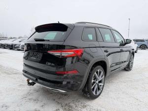 Black Skoda Kodiaq 2022 in Siauliai, with an engine capacity of 1.50 L and mileage of 154 thousand km for 27818 €, photo 11 on AUTOMOTO.COM.LV