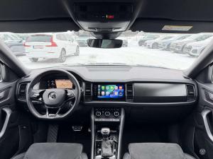 Black Skoda Kodiaq 2022 in Siauliai, with an engine capacity of 1.50 L and mileage of 154 thousand km for 27818 €, photo 15 on AUTOMOTO.COM.LV