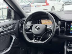 Black Skoda Kodiaq 2022 in Siauliai, with an engine capacity of 1.50 L and mileage of 154 thousand km for 27818 €, photo 16 on AUTOMOTO.COM.LV