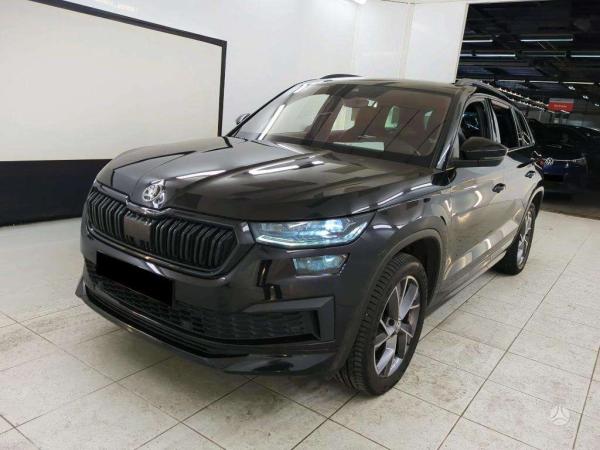 Black Skoda Kodiaq 2022 in Siauliai, with an engine capacity of 1.50 L and mileage of 197 thousand km for 24900 €, photo 1 on AUTOMOTO.COM.LV