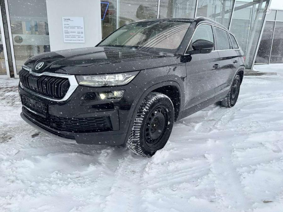 Black Skoda Kodiaq 2022 in Siauliai, with an engine capacity of 1.97 L and mileage of 197 thousand km for 24600 €, photo 13 on AUTOMOTO.COM.LV