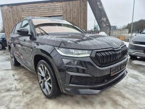 Black Skoda Kodiaq 2022 in Vilnius, with an engine capacity of 1.97 L and mileage of 212 thousand km for 27300 €, photo 4 on AUTOMOTO.COM.LV