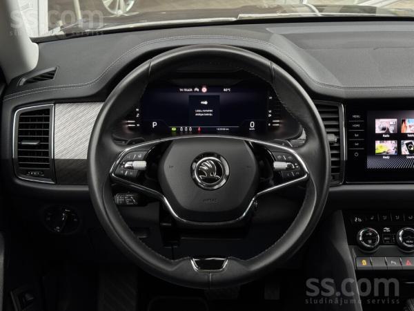 Melns Skoda Kodiaq 2022 Valmiera, ar dzinēja tilpumu 2.00 L un nobraukumu 184 tūkst. km par 24900 €, foto 9 vietnē AUTOMOTO.COM.LV