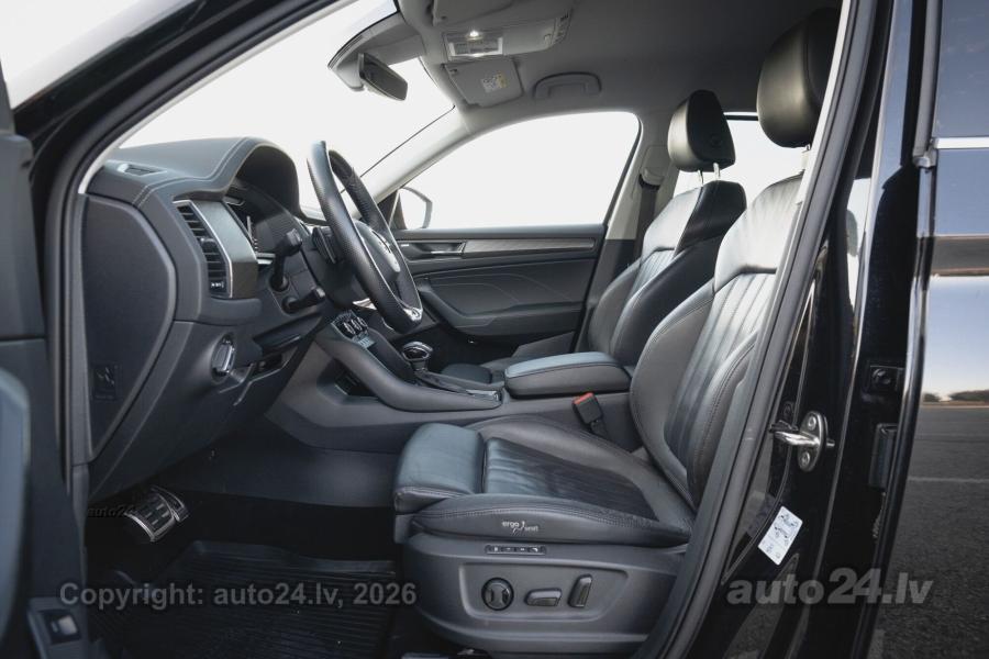 Black Skoda Kodiaq 2022 in Tartu, with an engine capacity of 2.00 L and mileage of 183 thousand km for 29500 €, photo 19 on AUTOMOTO.COM.LV