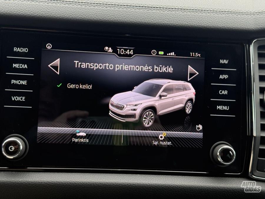 Черный Шкода Kodiaq 2022 в Вильнюс, объемом двигателя 2.00 л и пробегом 194 тыс. км за 22999 €, фото 21 на AUTOMOTO.COM.LV