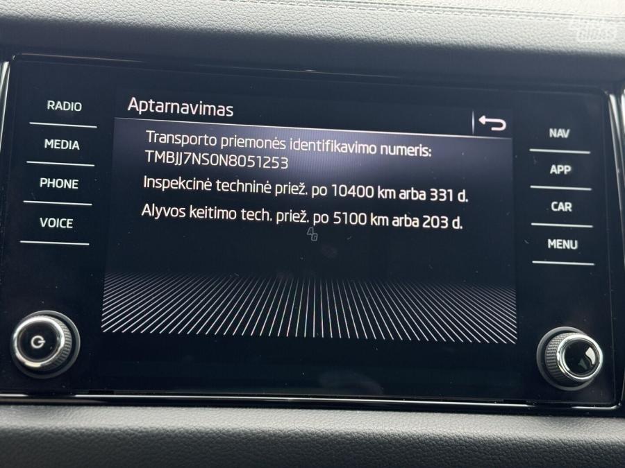Черный Шкода Kodiaq 2022 в Вильнюс, объемом двигателя 2.00 л и пробегом 194 тыс. км за 22999 €, фото 22 на AUTOMOTO.COM.LV