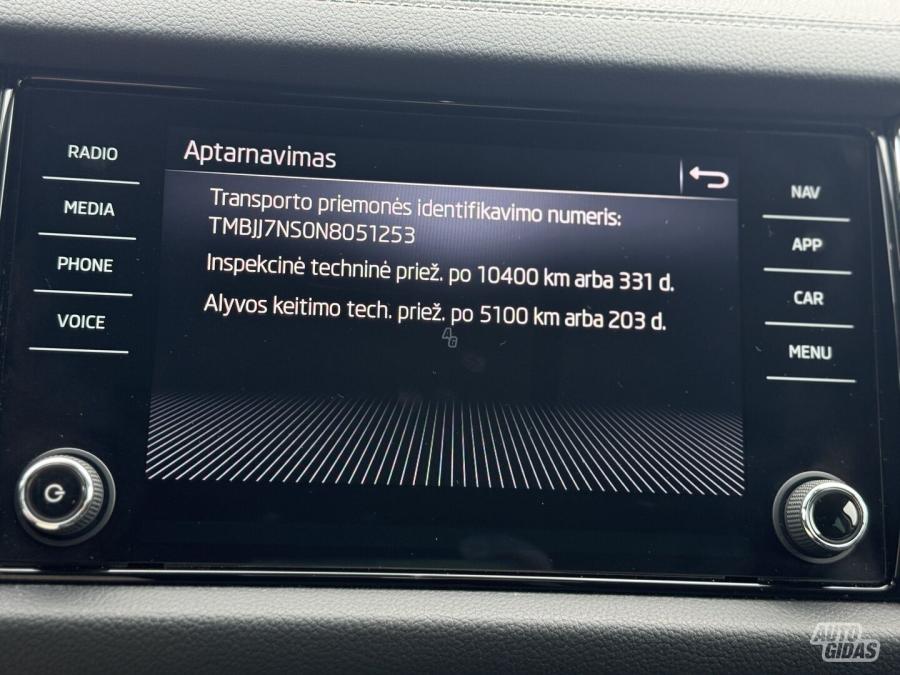 Черный Шкода Kodiaq 2022 в Вильнюс, объемом двигателя 2.00 л и пробегом 194 тыс. км за 22999 €, фото 22 на AUTOMOTO.COM.LV