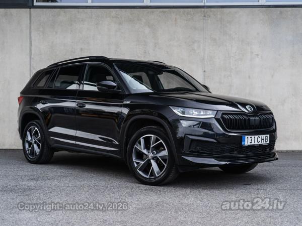 Black Skoda Kodiaq 2022 in Tallinn, with an engine capacity of 1.50 L and mileage of 67 thousand km for 32900 €, photo 3 on AUTOMOTO.COM.LV