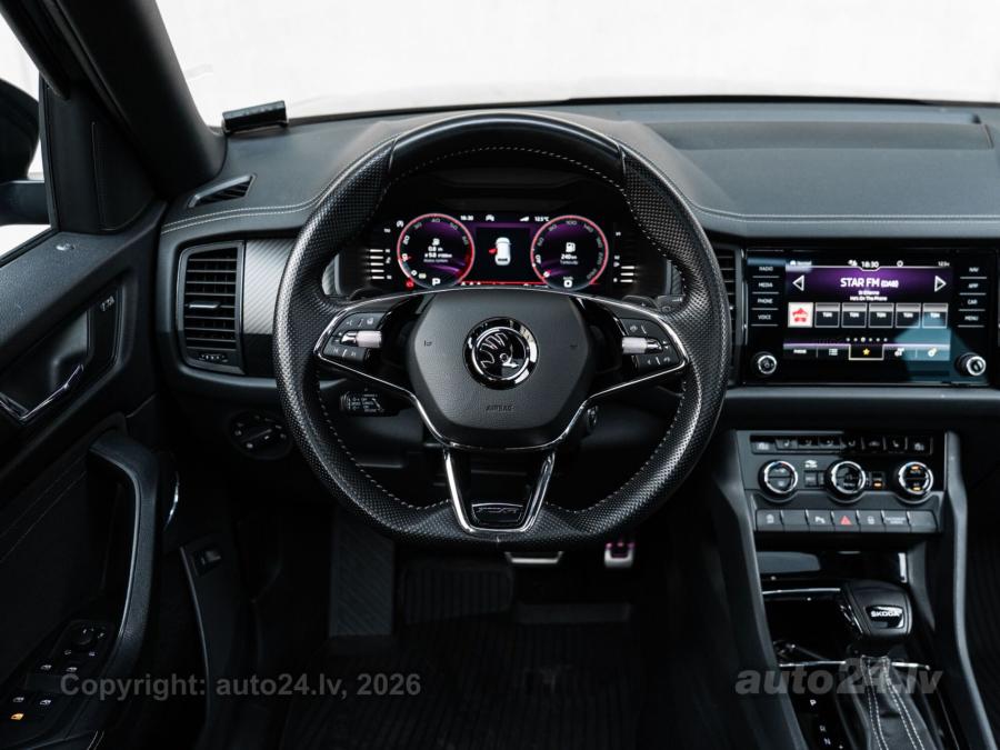 Черный Шкода Kodiaq 2022 в Таллин, объемом двигателя 1.50 л и пробегом 67 тыс. км за 32900 €, фото 13 на AUTOMOTO.COM.LV