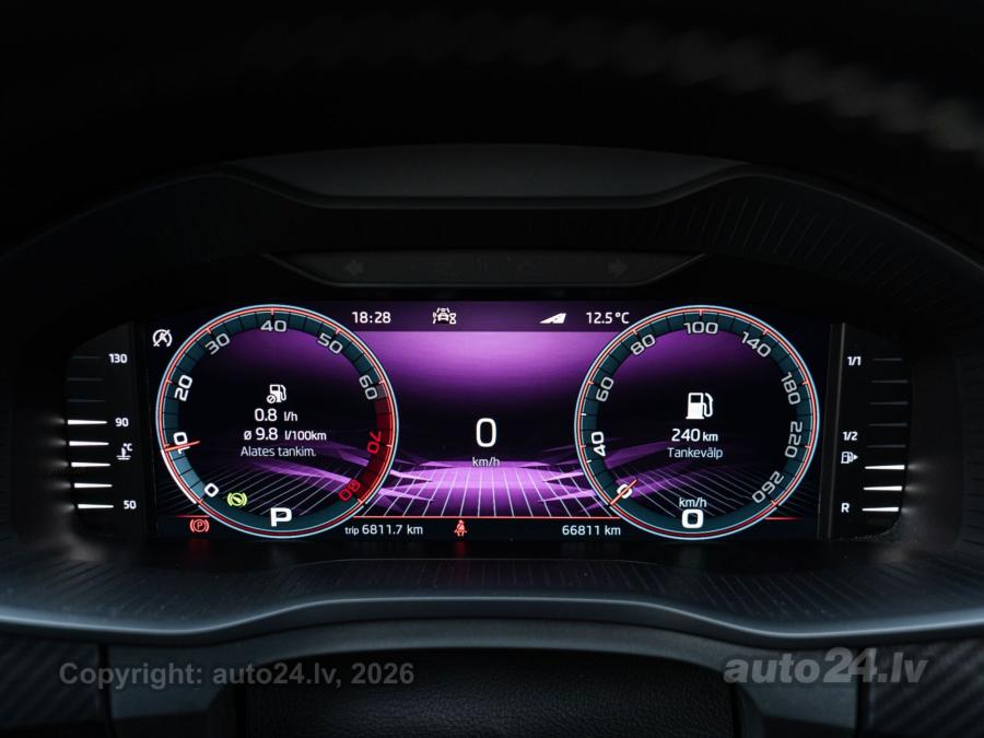 Черный Шкода Kodiaq 2022 в Таллин, объемом двигателя 1.50 л и пробегом 67 тыс. км за 32900 €, фото 15 на AUTOMOTO.COM.LV