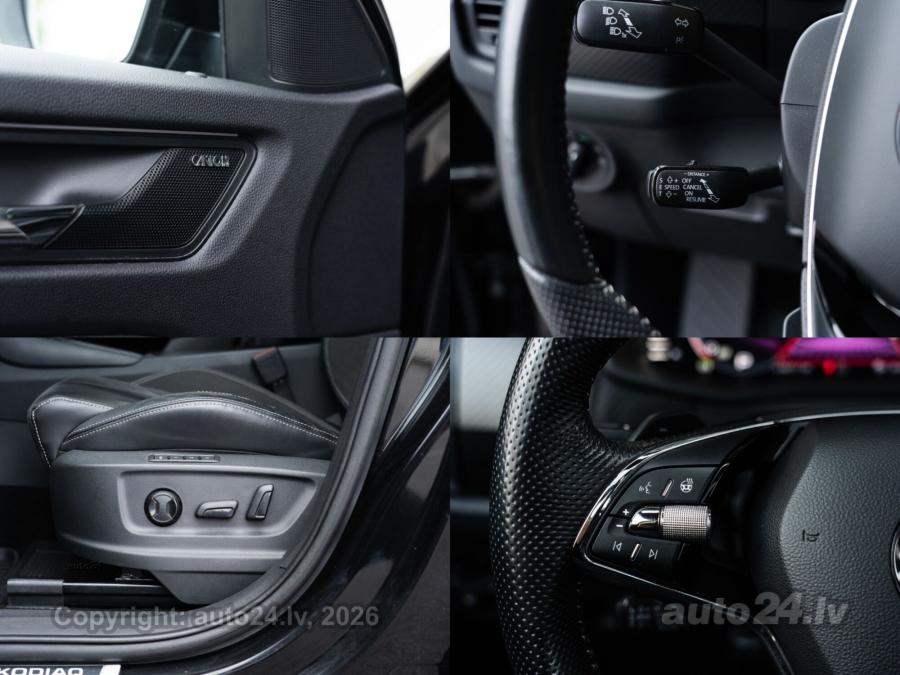 Черный Шкода Kodiaq 2022 в Таллин, объемом двигателя 1.50 л и пробегом 67 тыс. км за 32900 €, фото 16 на AUTOMOTO.COM.LV