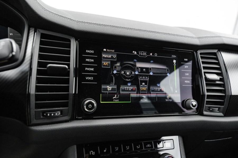 Melns Skoda Kodiaq 2022 Rīga, ar dzinēja tilpumu 2.00 L un nobraukumu 160 tūkst. km par 27950 €, foto 29 vietnē AUTOMOTO.COM.LV